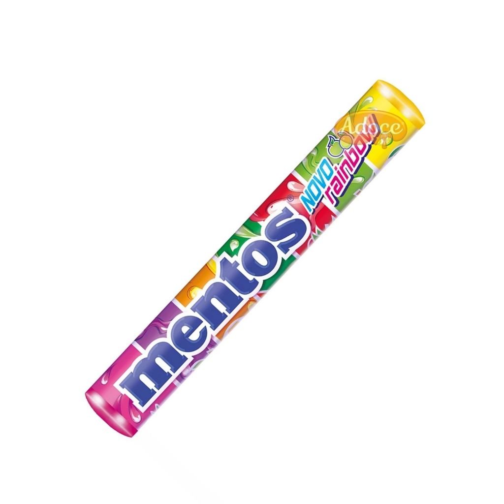 Mentos Rainbow Stick Display 16unX37,5g Perfetti